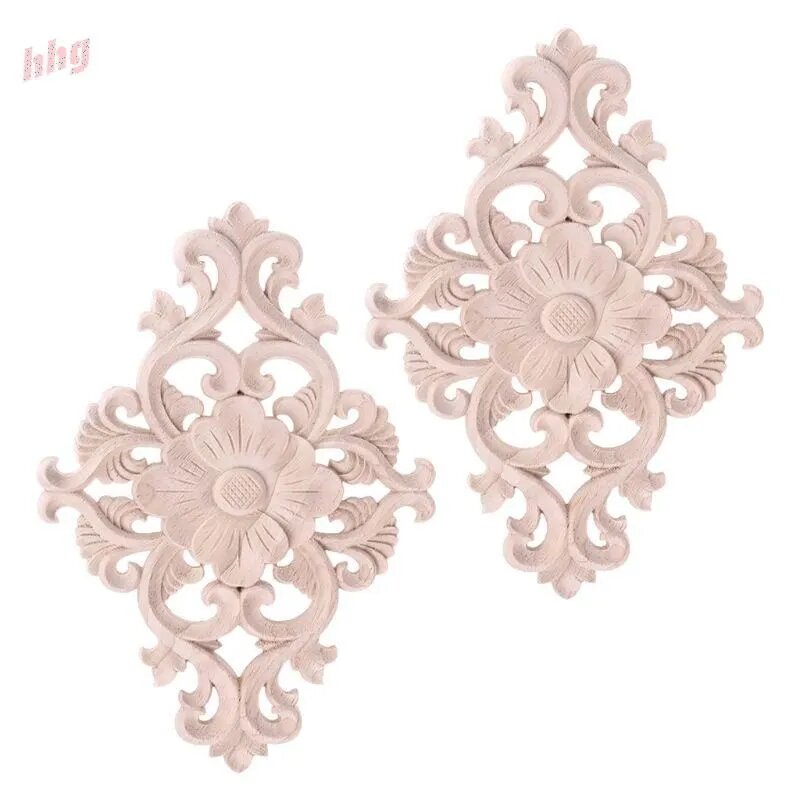 2 шт, резная накладка из дерева, угловая аппликация, формовочная наклейка, мебельная дверь шкафа