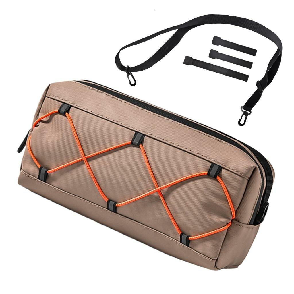 Велосипедная сумка на руль и пояс, Кофейный цвет