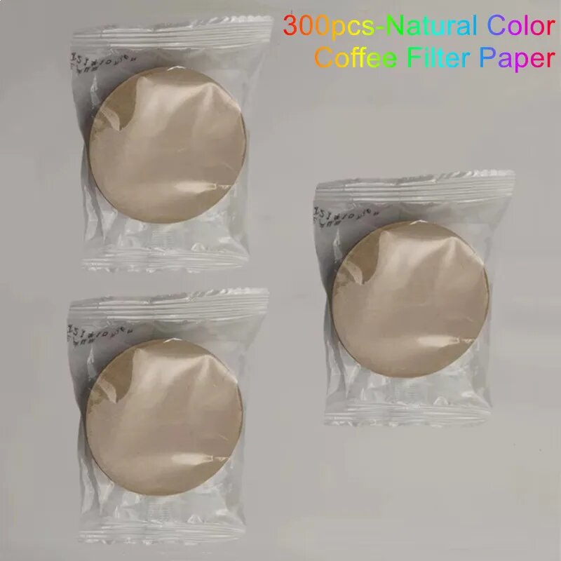 Бумажные фильтры для кофе 60 мм, 300 шт. Natural Color