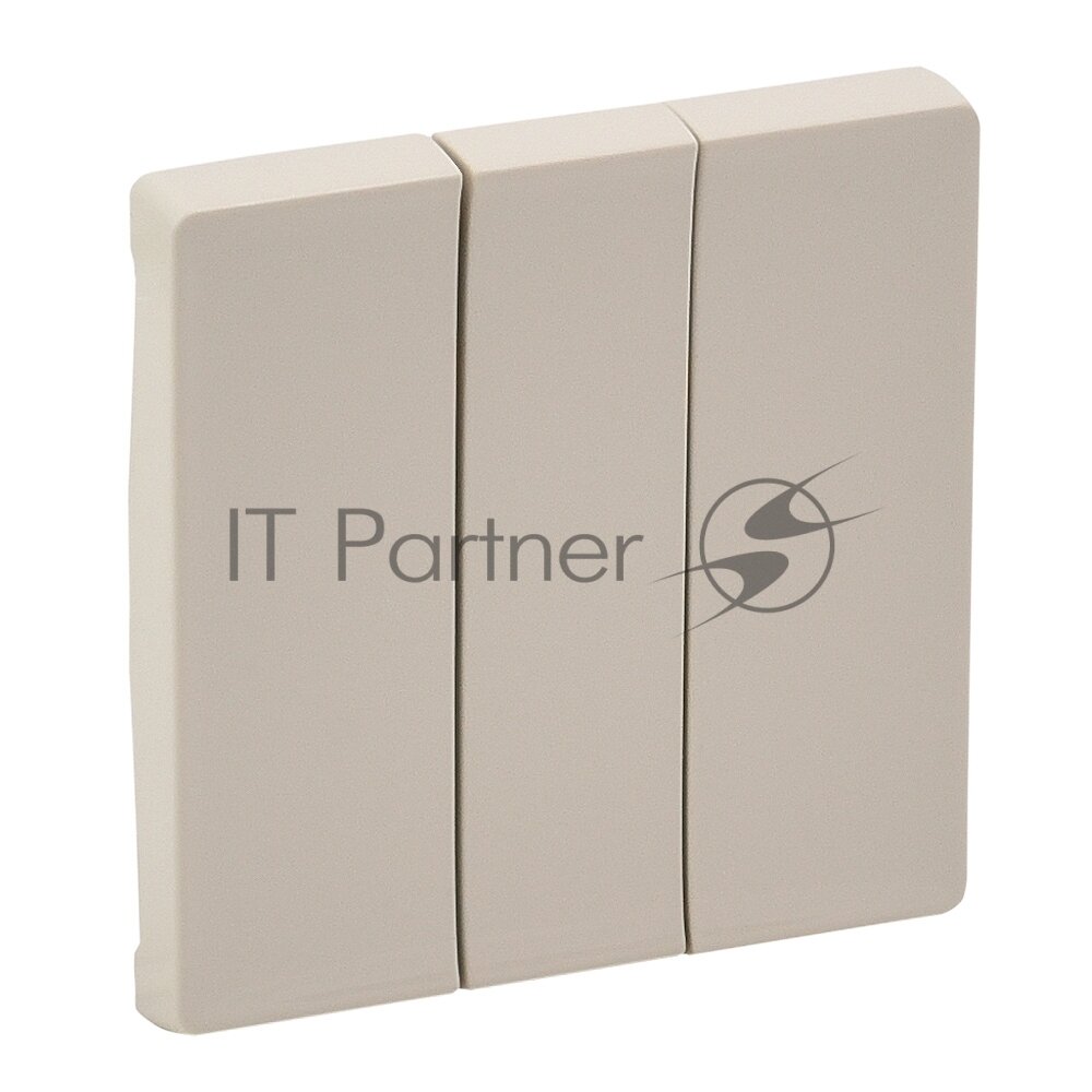 Лицевая панель для выключателя трехклавишного Valena LIFE Legrand, слоновая кость (бежевый) 755031