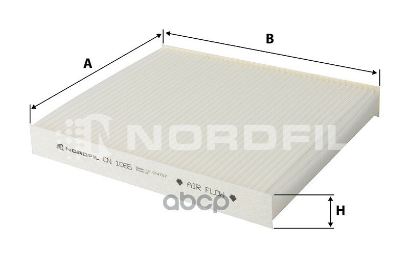 Фильтр салона HAVAL Dargo Audi A2 Seat Cordoba III Ibiza IV V Skoda Fabia II III Rapid Rooms NORDFIL арт. cn1065