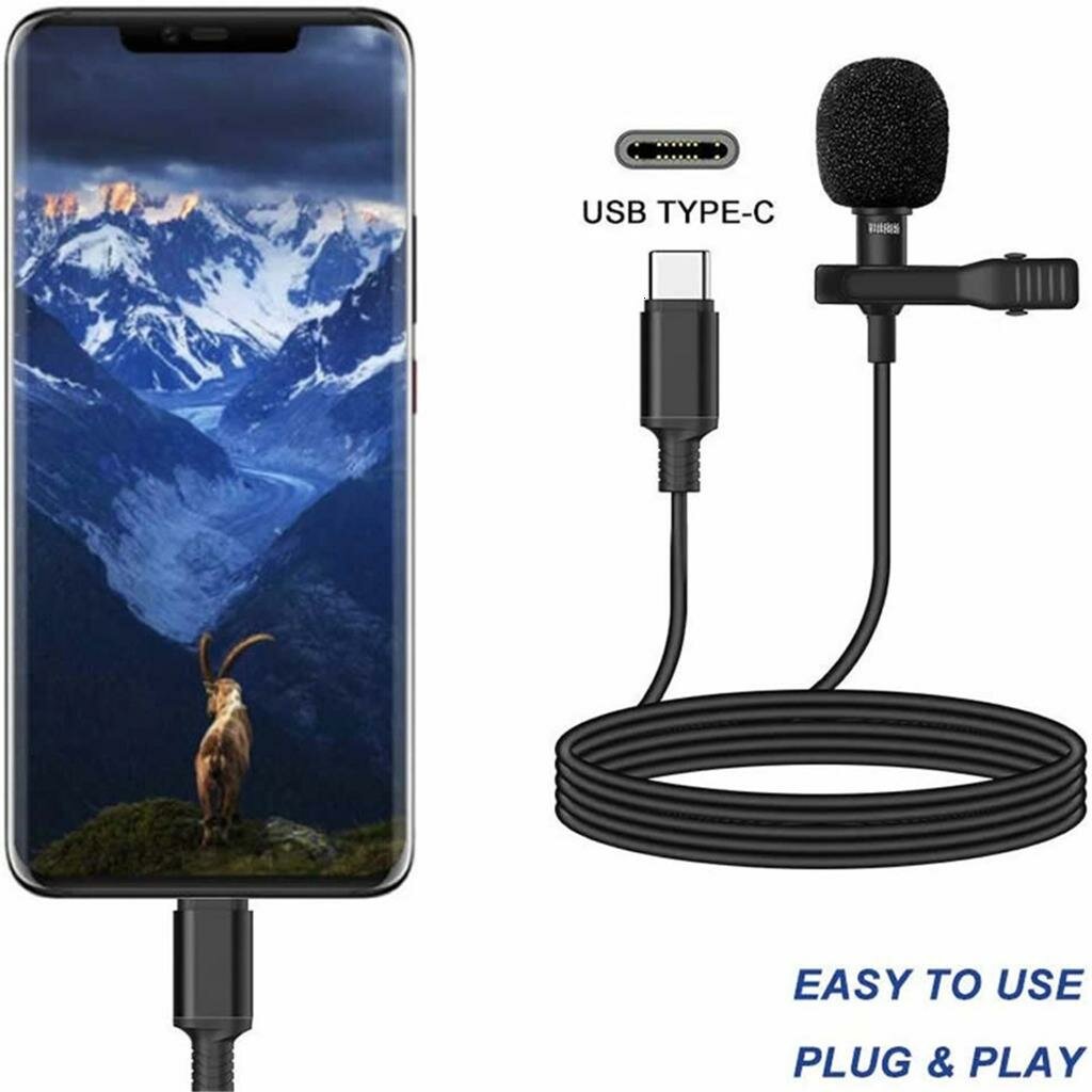 USB-C лавальерный микрофон — фото 1