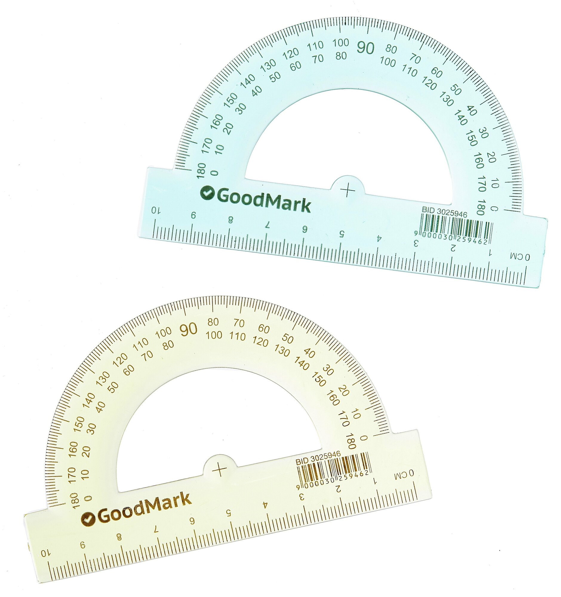 Транспортир 10см 180гр, СТАММ