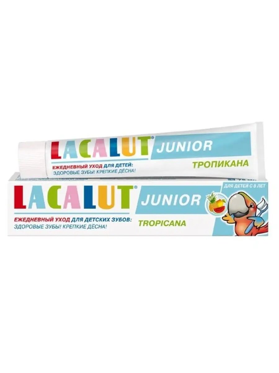 Lacalut junior тропикана зубная паста 8+ 75 мл