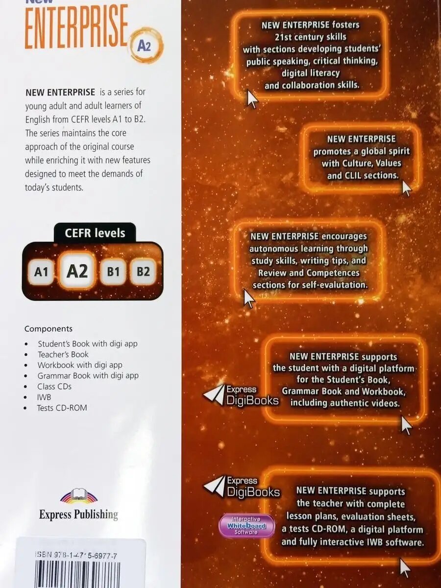 New Enterprise A2 Student's Book with DigiBook Application | Express Publishing — фото 1