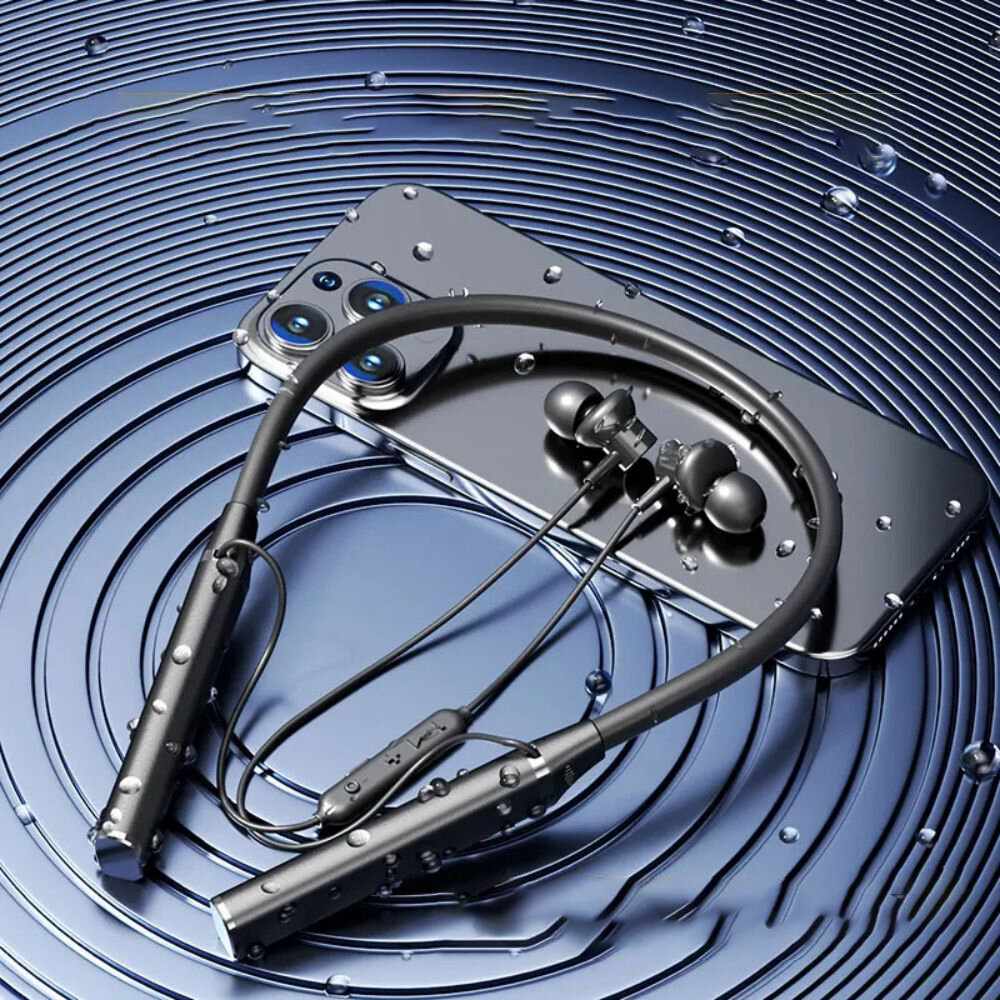 Беспроводные наушники HIFI Sound, внутриканальные наушники Bass 5.4 Bluetooth, спортивные и уличные наушники с шейным ободом, водонепроницаемые