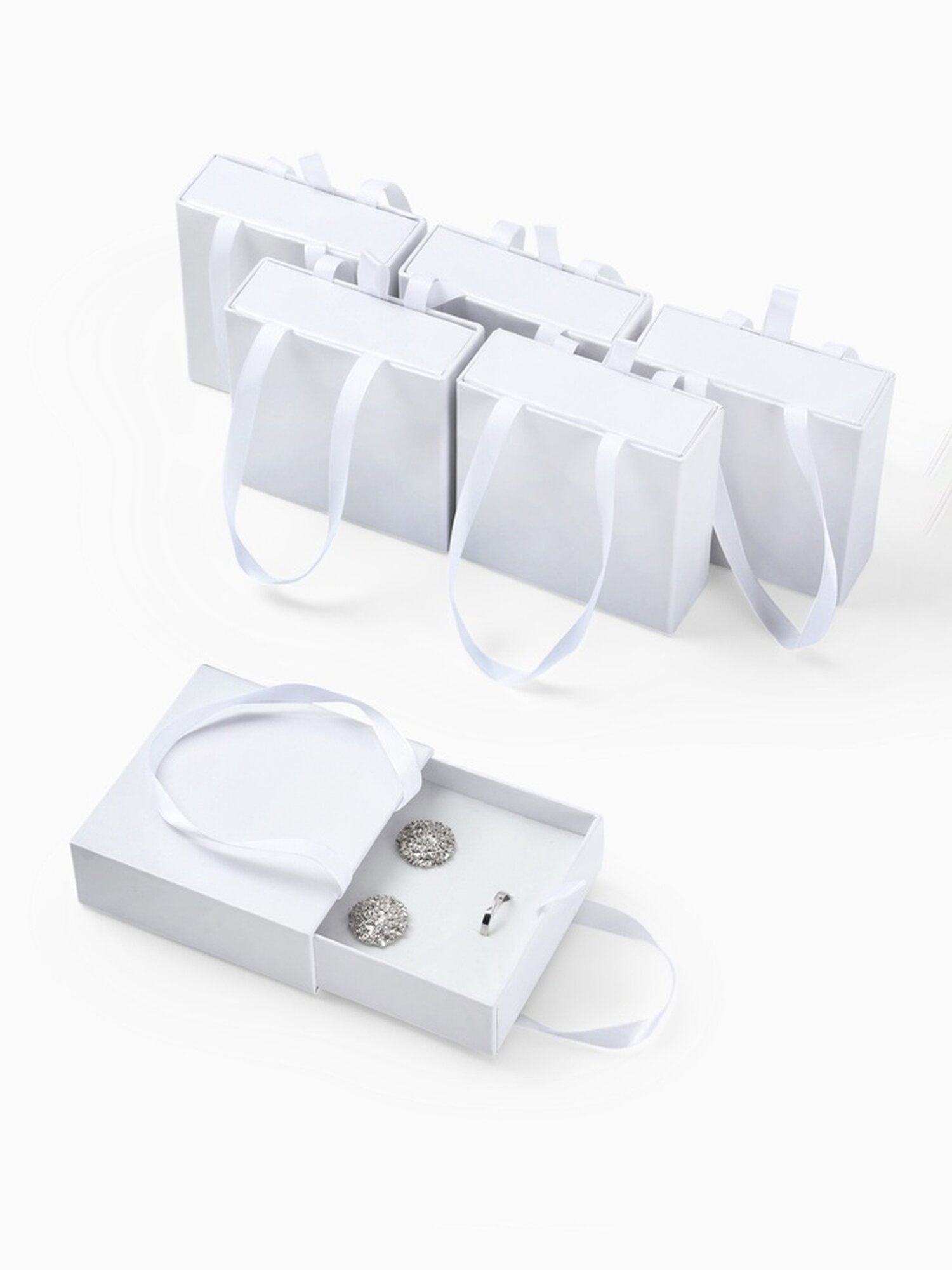 Набор подарочных коробочек под набор 6 шт. «Премиум», 10×10 см, белый