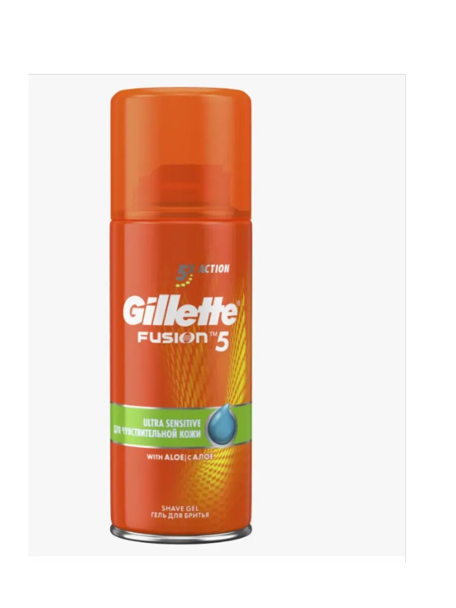 Gillette Fusion Гель для бритья, для чувствительной кожи