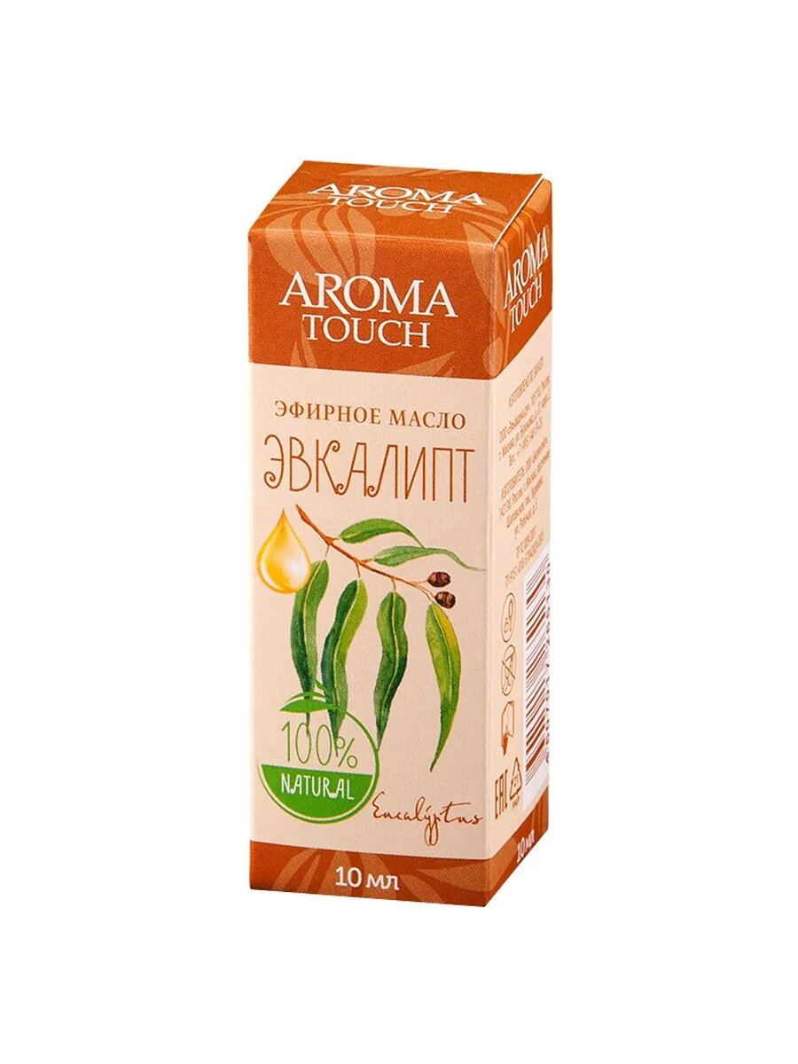 Aroma touch масло эфирное эвкалипт 10 мл в индивидуальной уп