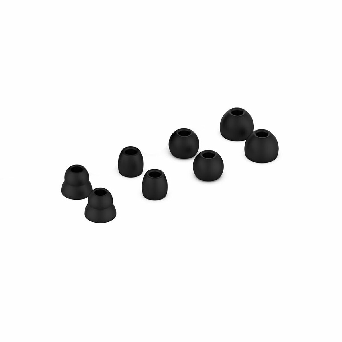 Силиконовые держатели для наушников черного цвета, 8 штук, для замены и защиты
