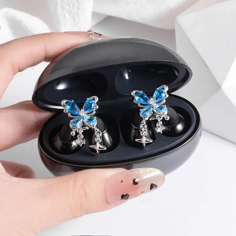 Bluetooth клипса для наушников Фиолетовый, 2 — фото 1