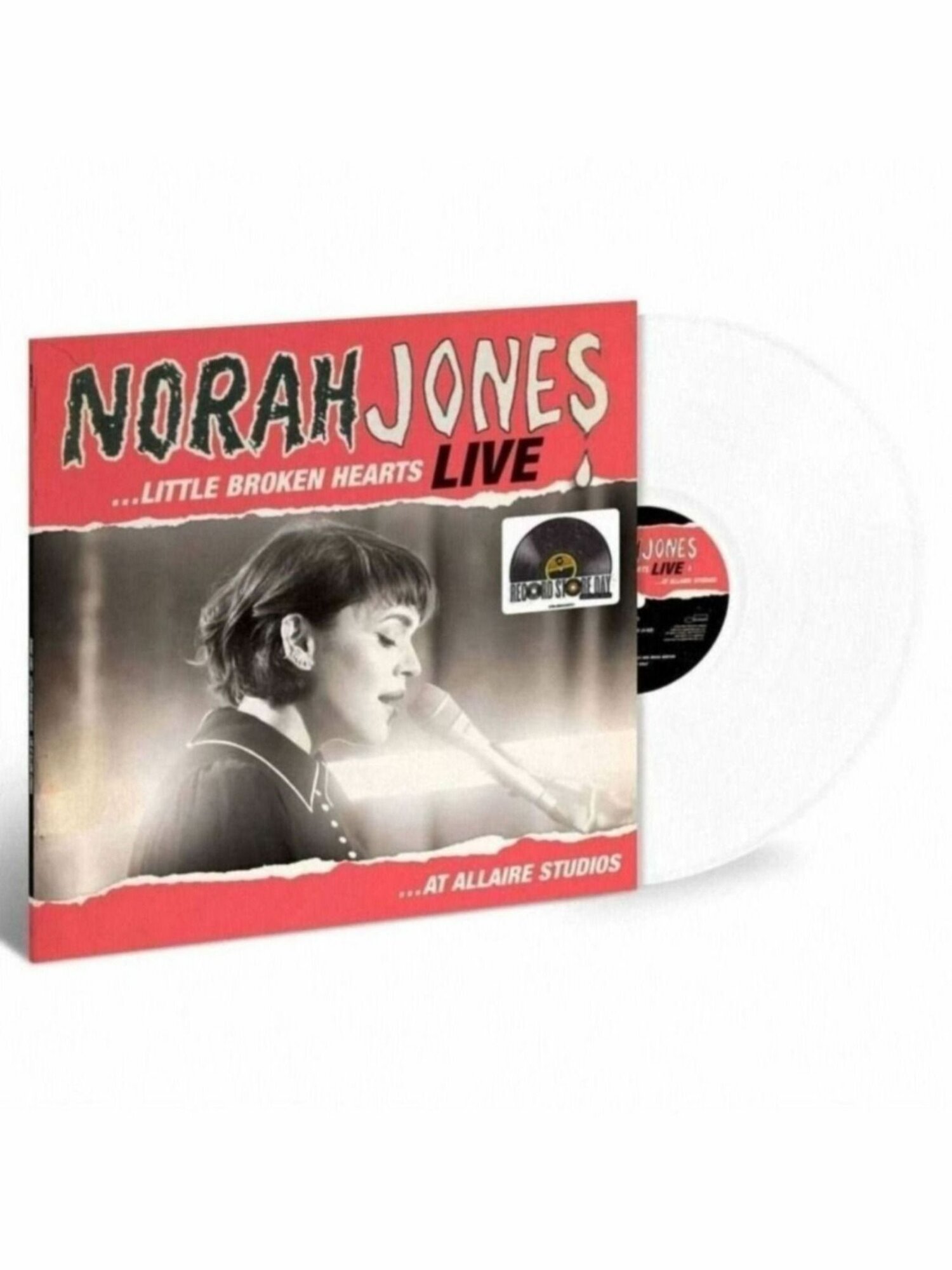 Виниловая Пластинка Norah Jones - Little Broken Hearts Live At Allaire Studios, Limited Edition White vinyl, Ori*inal, Album/> New