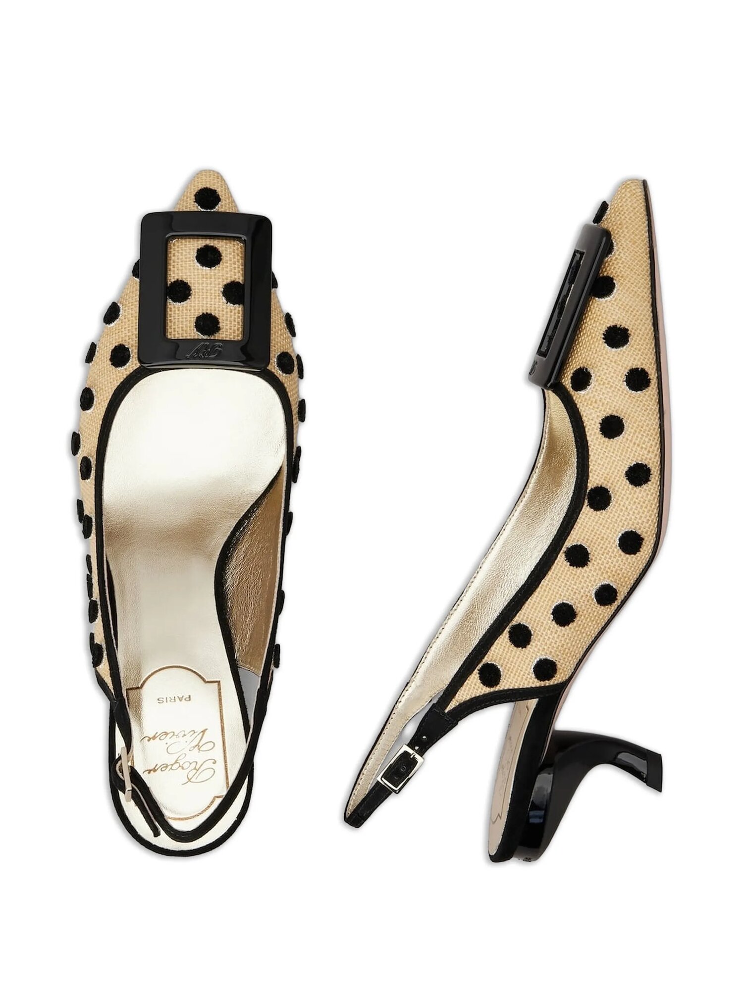 Туфли Roger Vivier Virgule, размер 41, разноцветный — фото 1