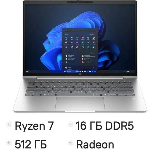HP ProBook 4 G1a 14 Ryzen 7 250/16/512SSD/WiFi/BT/Win11Pro/14"