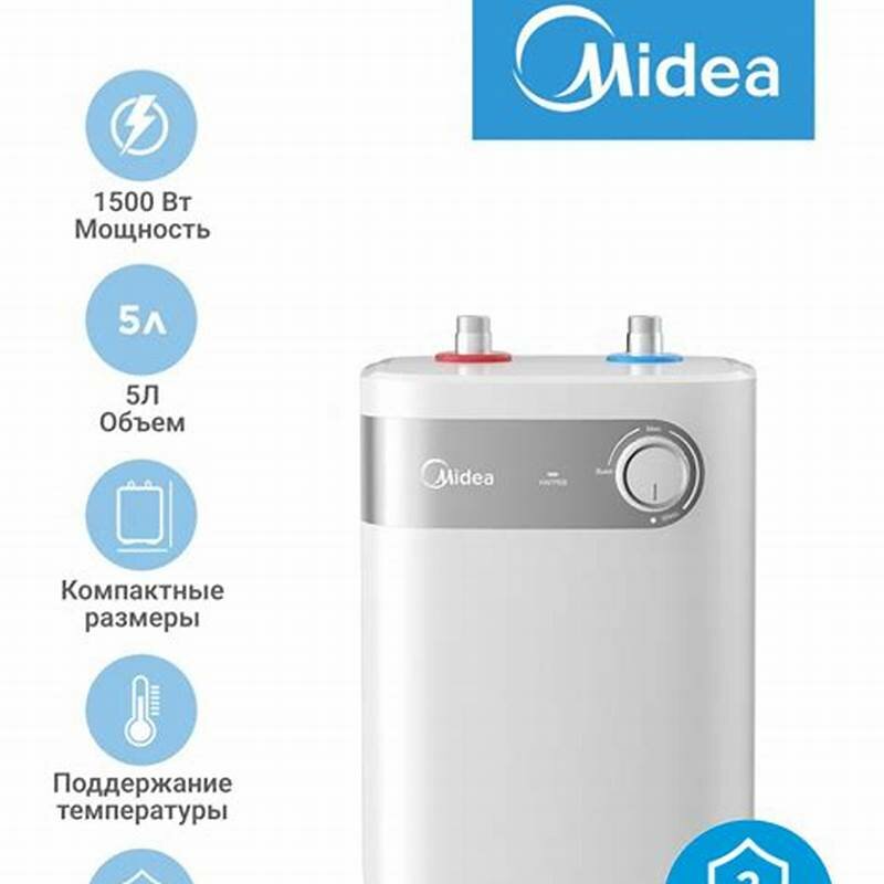 Накопительный электрический водонагреватель Midea MWH80-20SQD-OCEAN (квадратный)