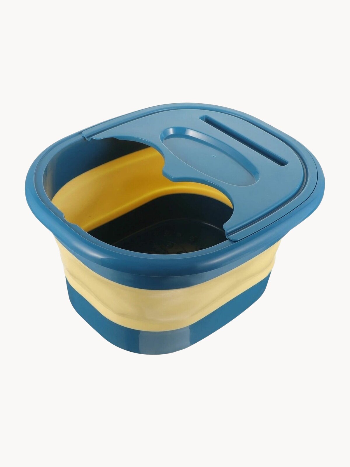 Тазик акупунктурный массаж стоп для дома и поездок. Ванночка для ног массажная складная. IngaLLelo