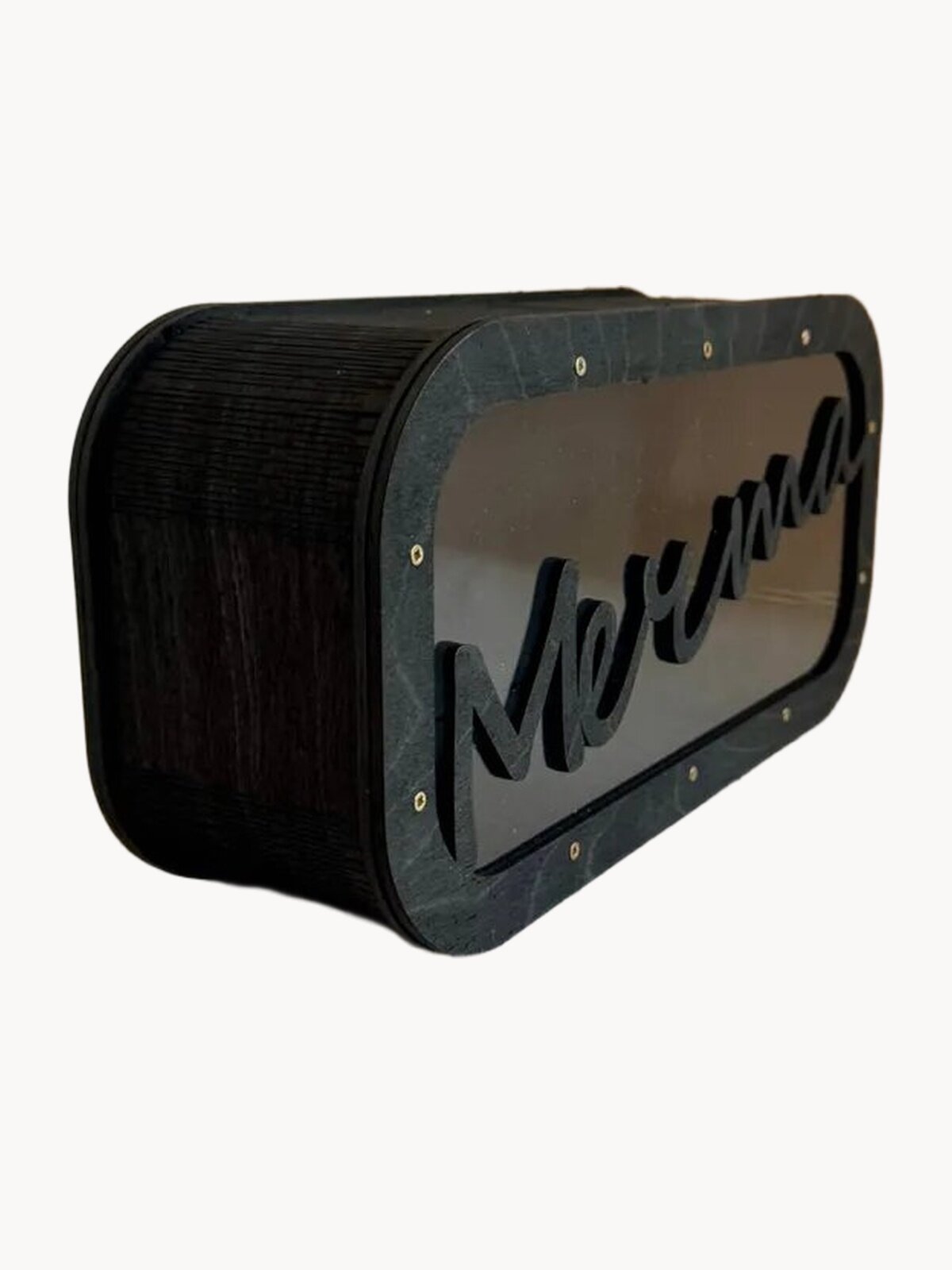 Копилка для денег из фанеры, прозрачная копилка 30*15*9 см, "Мечта"