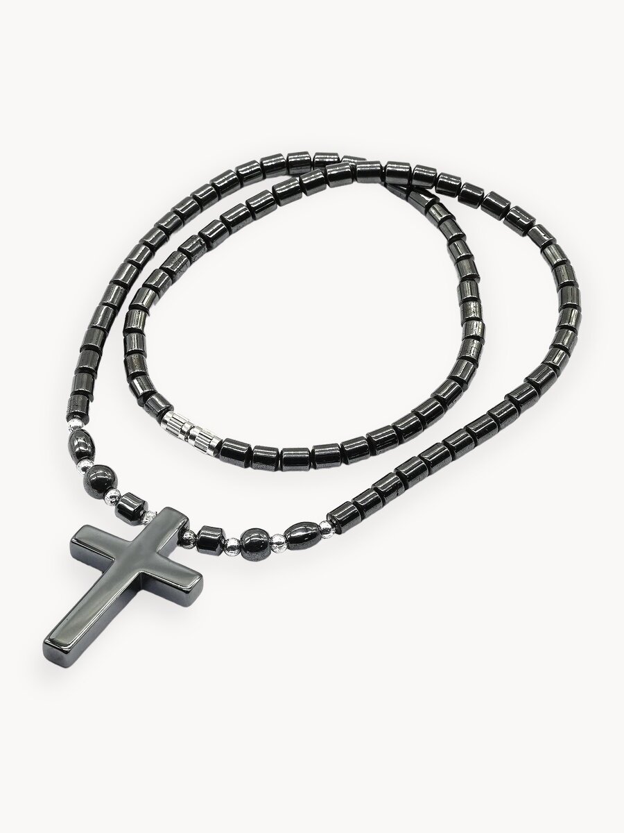 Бусы, гематит