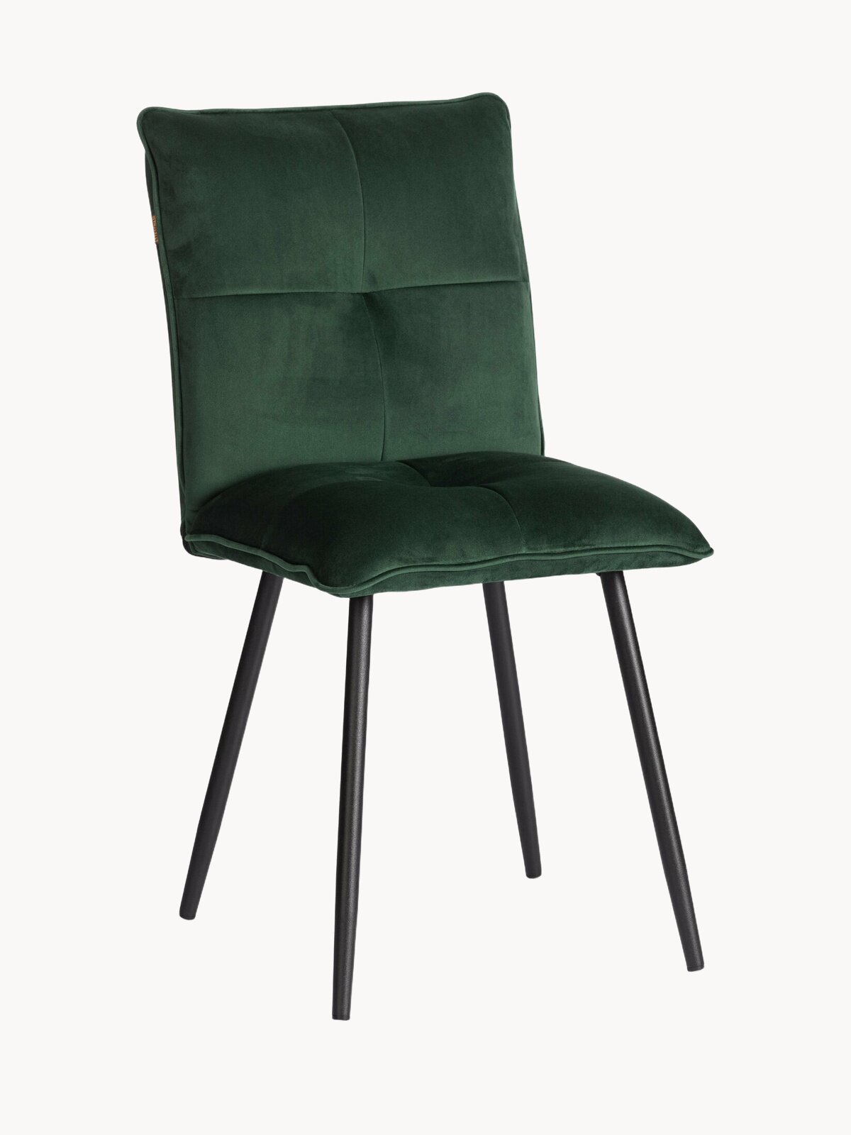 Стул обеденный для кухни с мягким сиденьем TetChair Sweet LT, 1 шт, велюр, изумруд