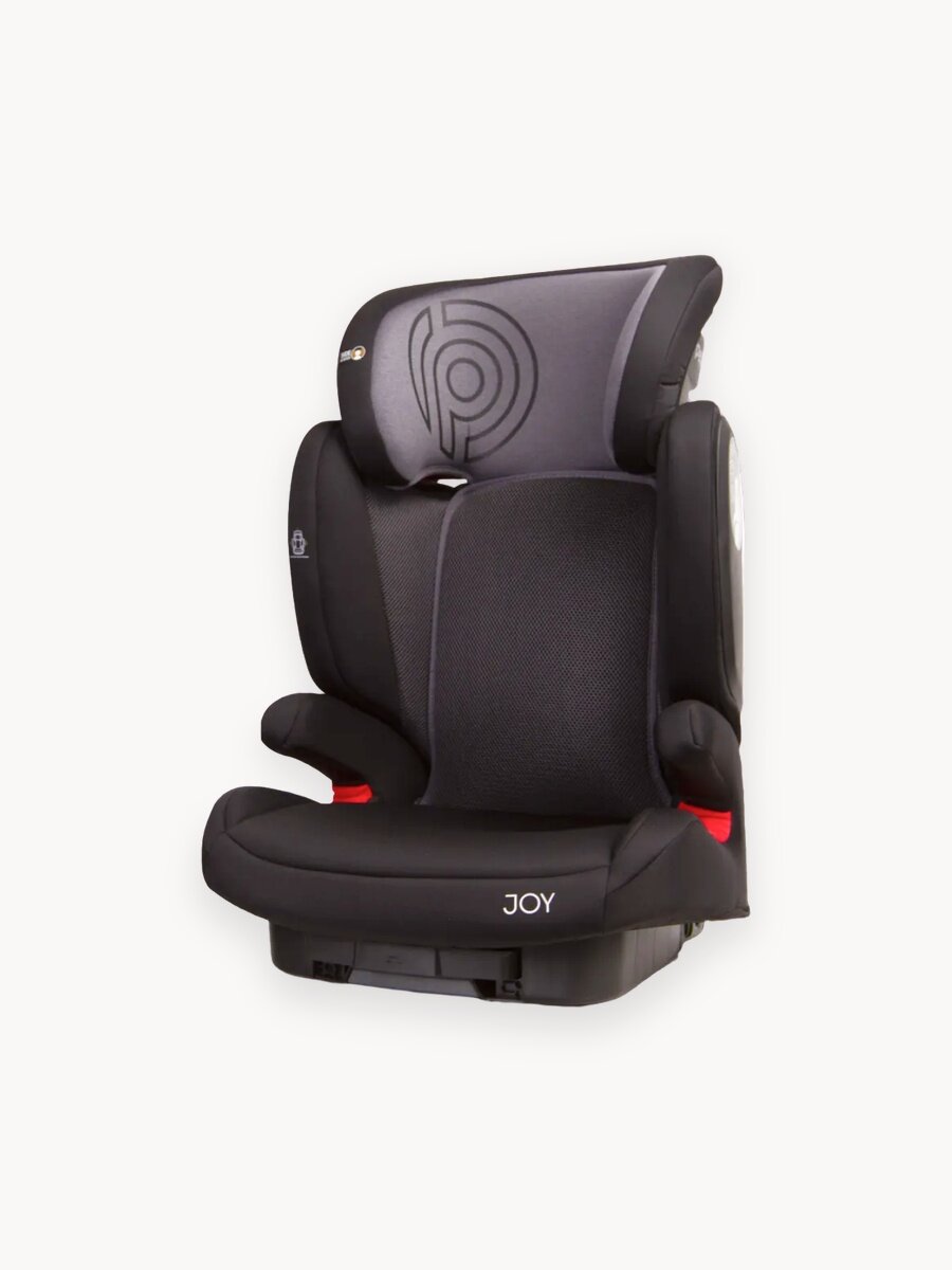 Автокресло детское серо-черное Peppy JOY 15-36кг/100-150см isofix City grey (модель BS05)