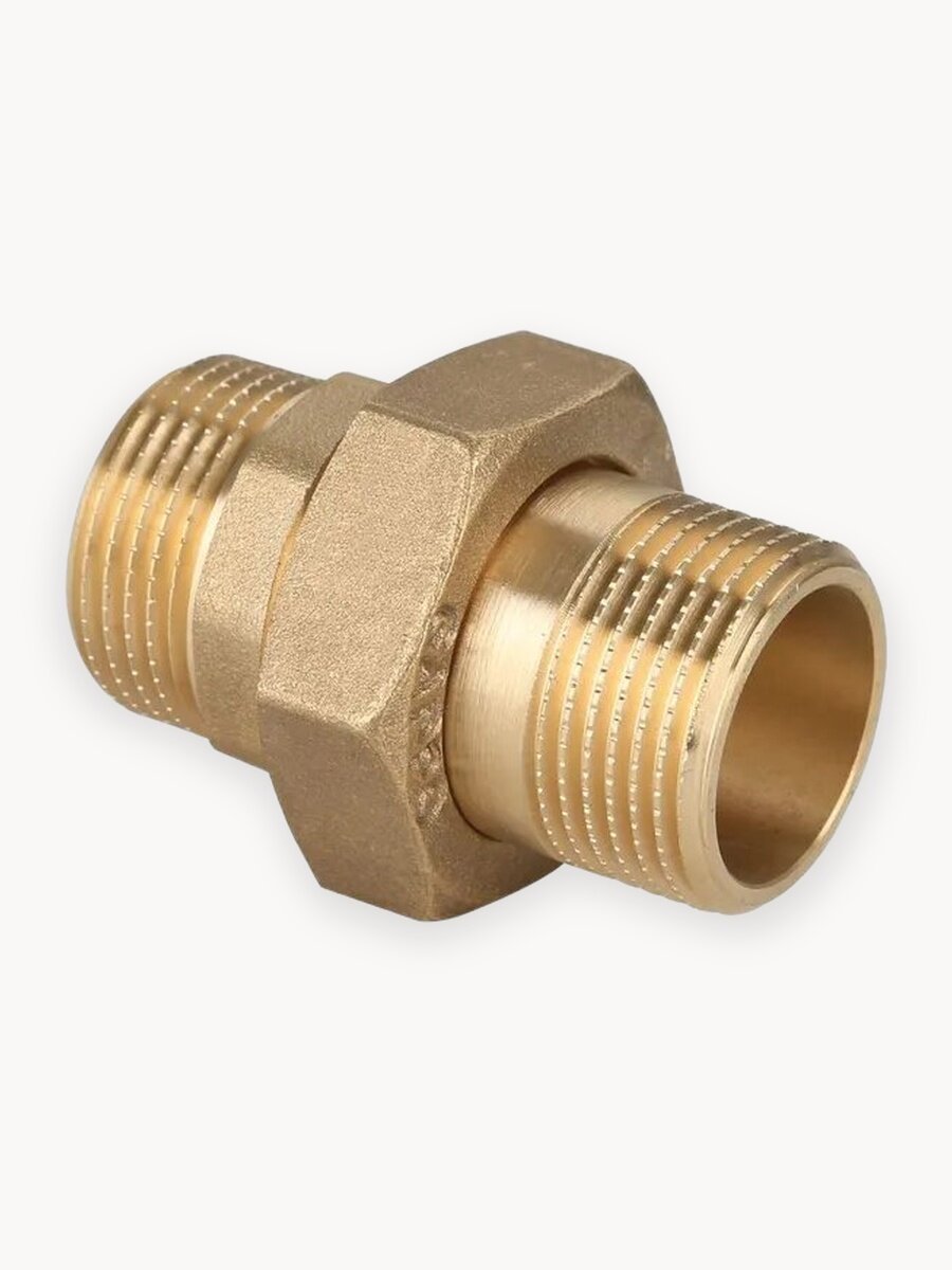 Американка латунная прямого соединения 3/4" наружная резьба TIM HKM033