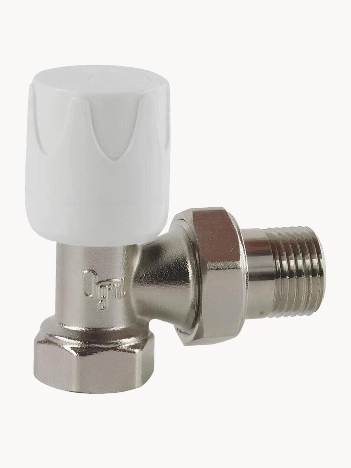 Клапан ручной регулировки для радиатора Ду 15 Ру10 ВР угловой Ogint