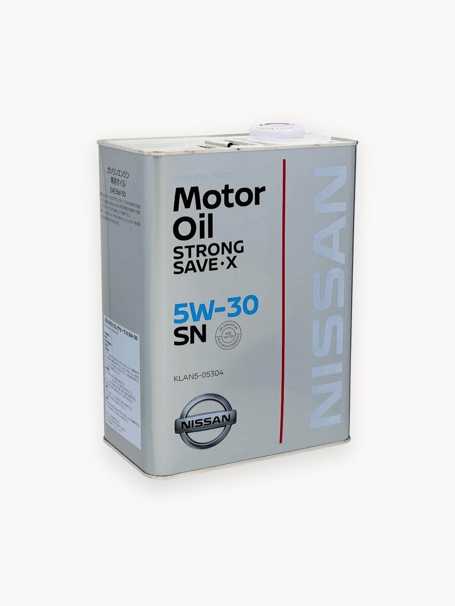 Масло Nissan Моторное масло Nissan SN STRONG SAVE X 5W-30, 4 л