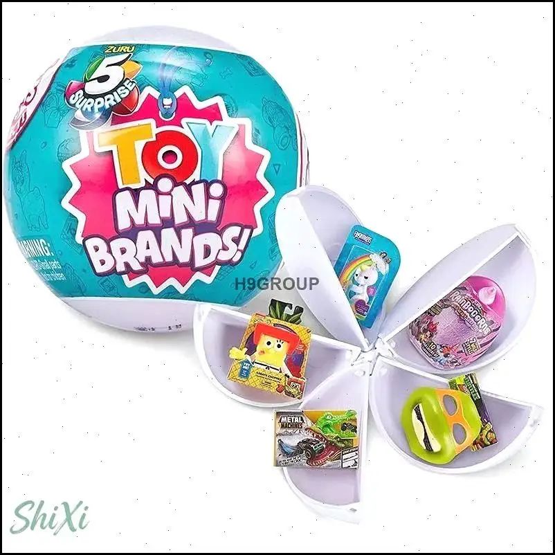 Игрушка-сюрприз / шар-сюрприз (8.5 см, 5 сюрпризов)mini brands