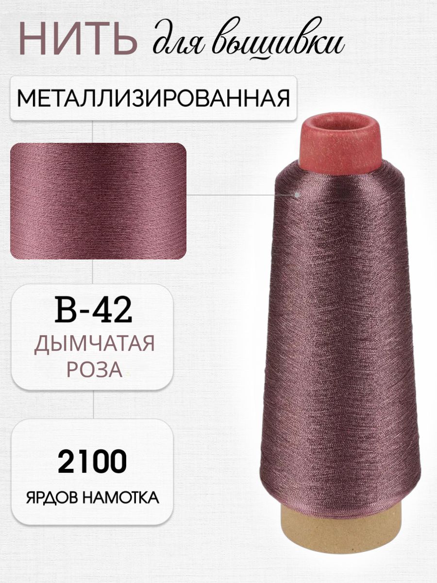 Нитки металлизированные для вышивки и декоративных строчек