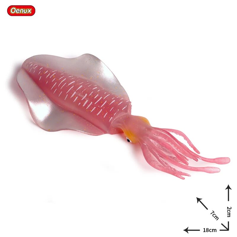 Фигурки Oenux Sealife Моллюски Розовый, Animals Model