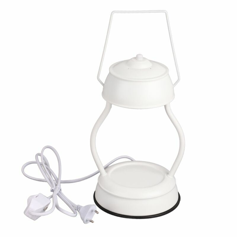 Портативная лампа для плавления воска в форме свечи с регулируемой ручкой, ретро-светильник для дома, спальни, гостиной, белый цвет