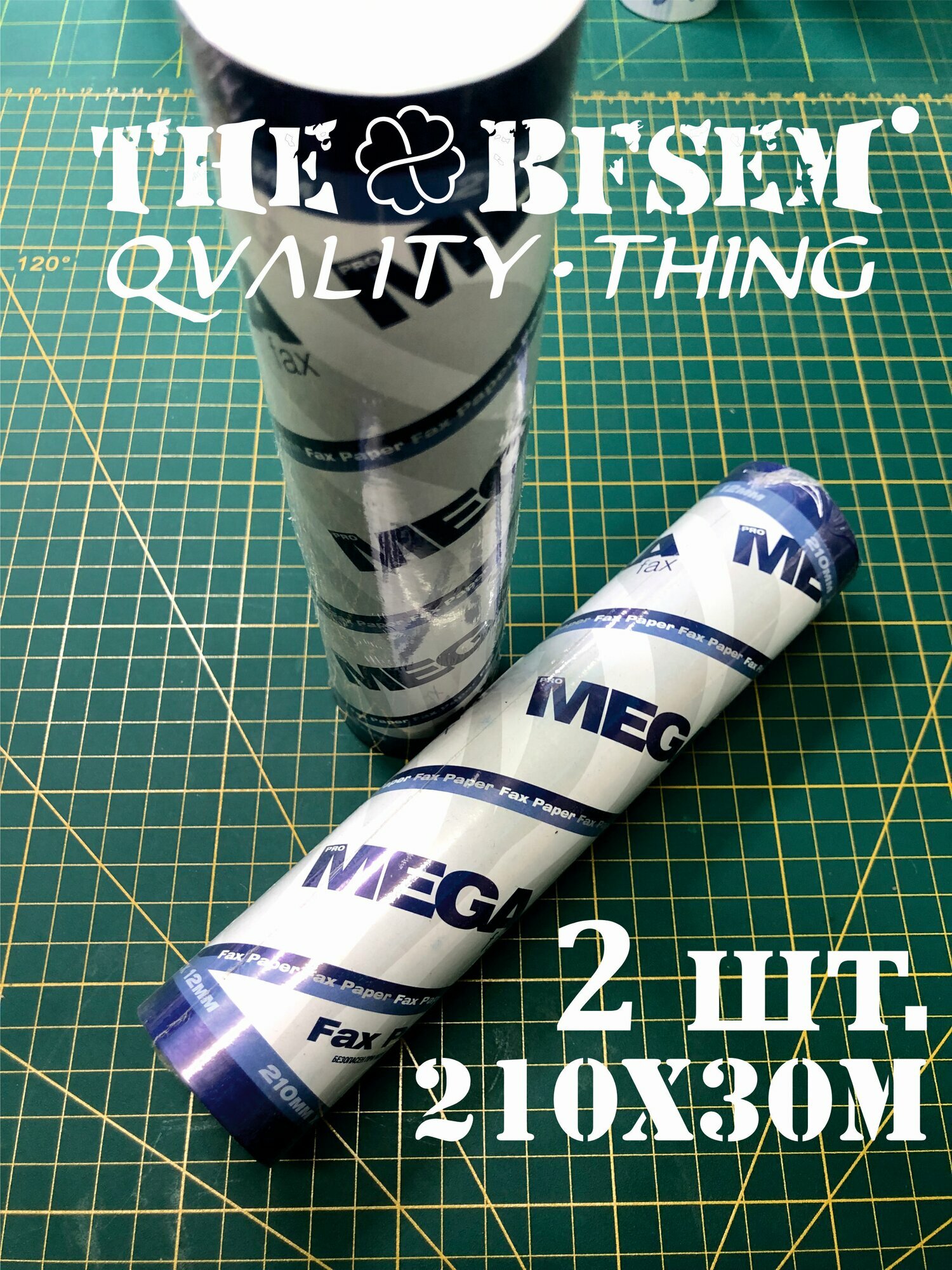 MEGA термобумага для факса 210 х 30 х 12-2 шт.