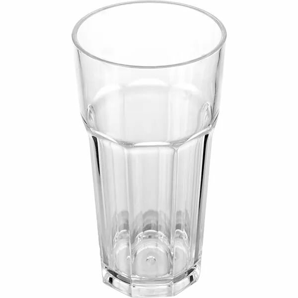 Стакан стеклянный поликарбонат 290мл D-78, H-140мм (хайбол)
