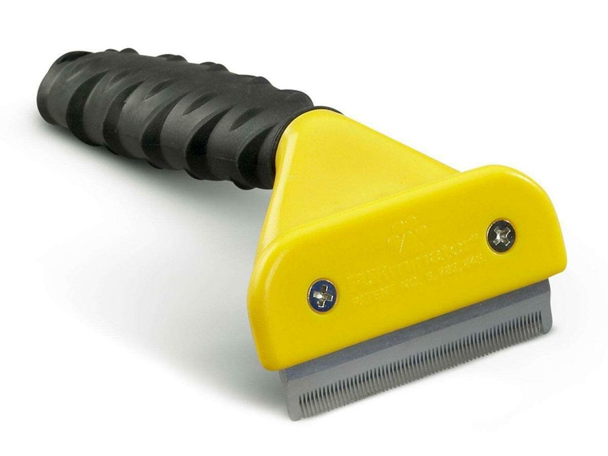 Фурминатор для собак 7 см deshedding tool atong, желтый , для животных