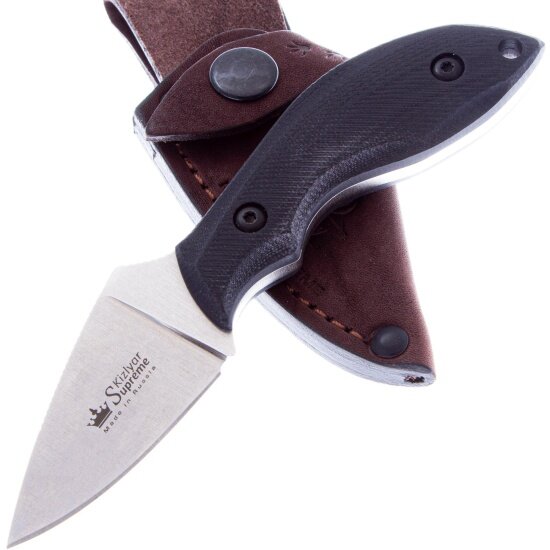 Нож туристический Kizlyar Supreme Hammy (чёрный G10) Sleipner StoneWash