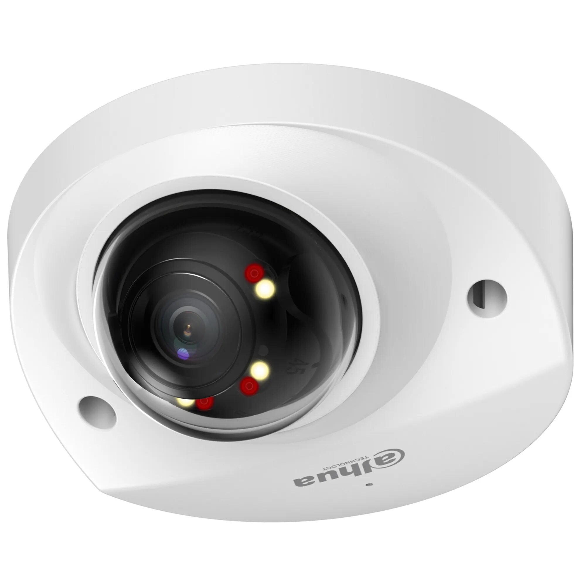 Dahua DH-IPC-HDBW2249FP-AS-IL-0280B - Уличная мини-купольная IP-видеокамера с ИИ 2Мп