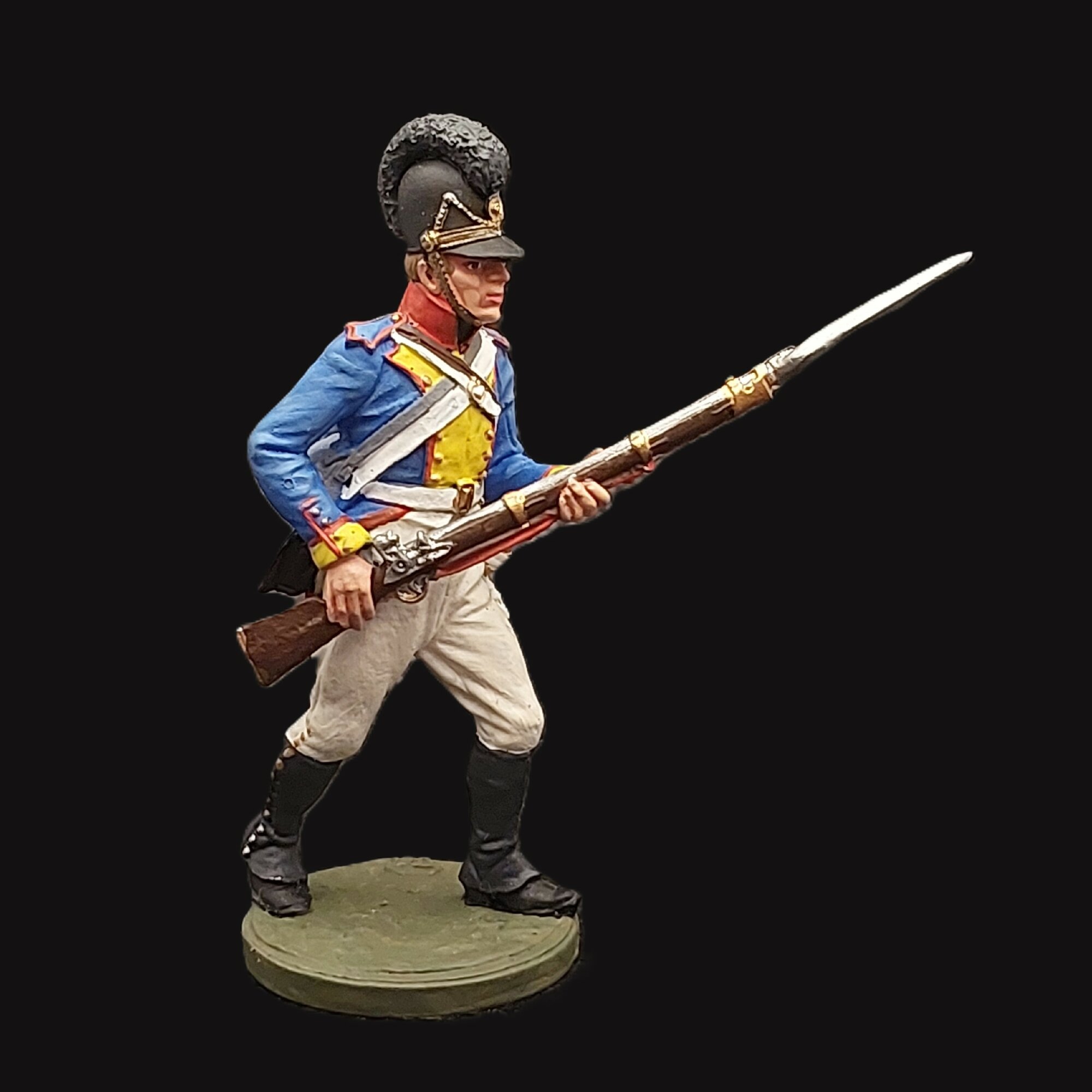 Оловянная фигура "Фузилер 9-го линейного полка фон Изенбурга. Бавария, 1806-07 гг."