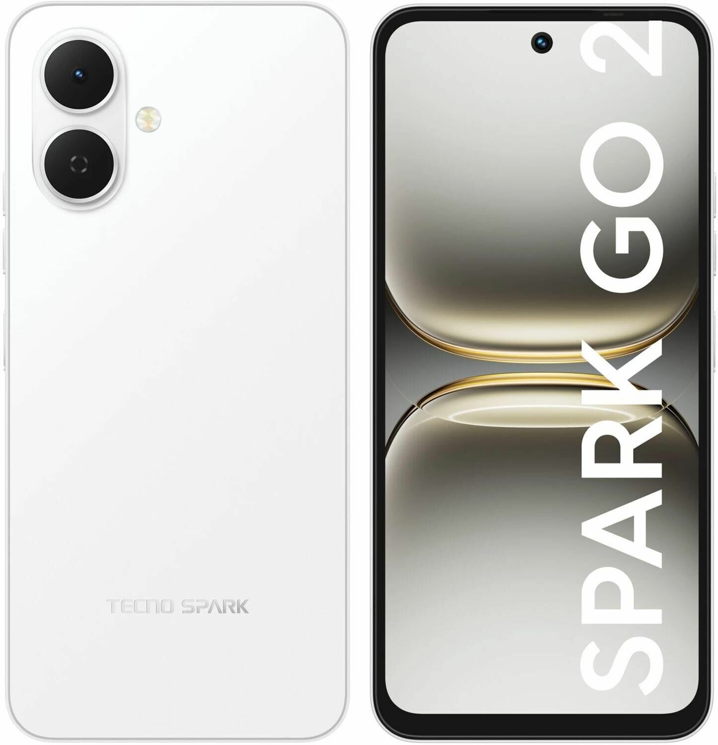 Смартфон Spark Go 2 4/128Gb White (KM4 128+4 VEIL WHITE)