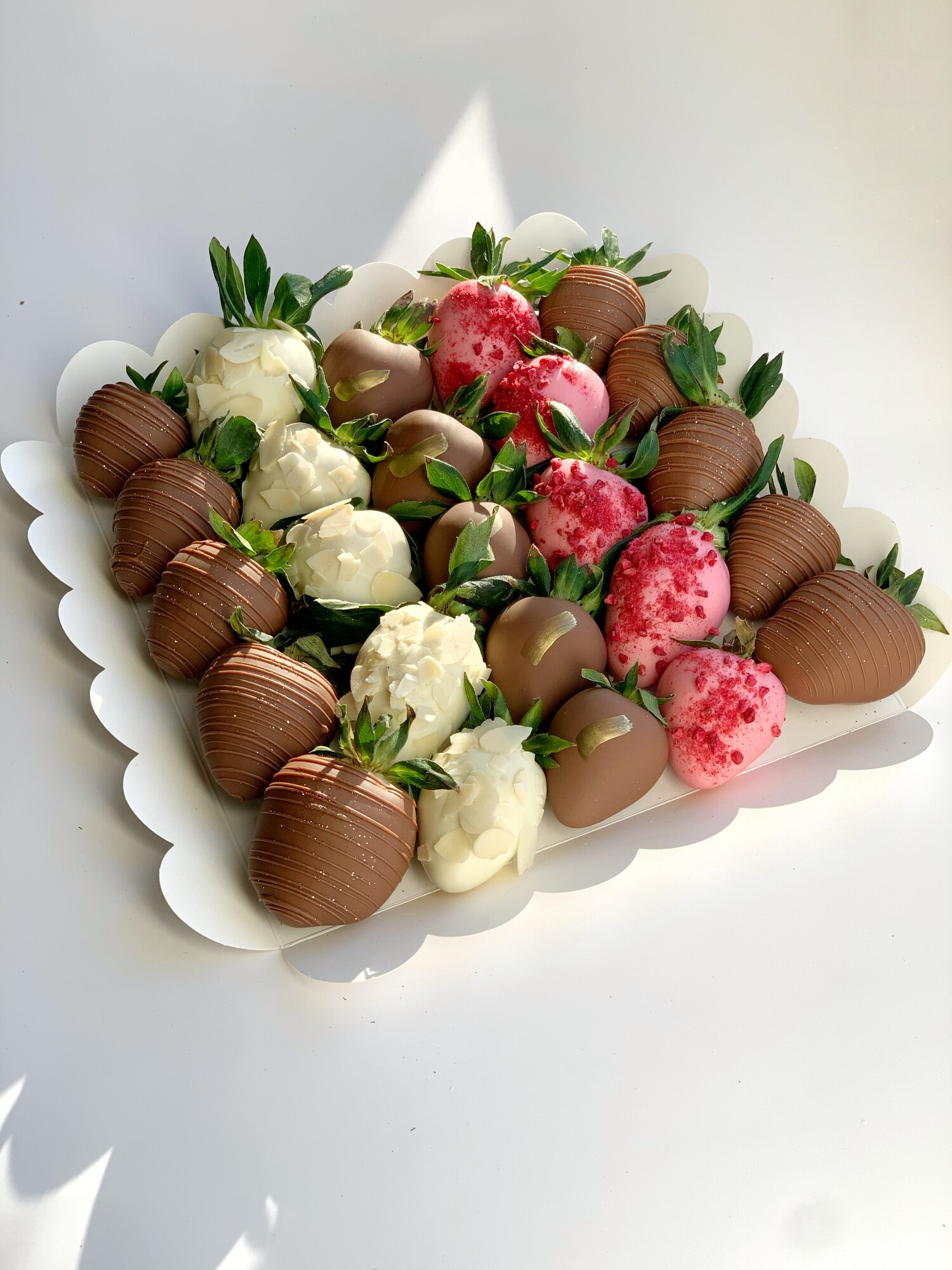 Подарочный набор ChocoWay "Клубника в шоколаде", 25 штук, в подарочной упаковке