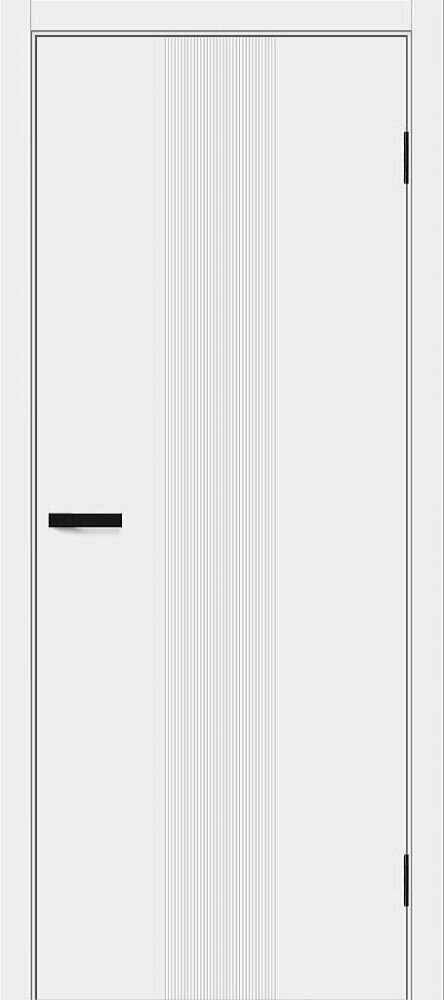 Межкомнатная Дверь Винил Bravo Граффити-21 White Pro 800х2000мм (полотно 1шт) / Браво
