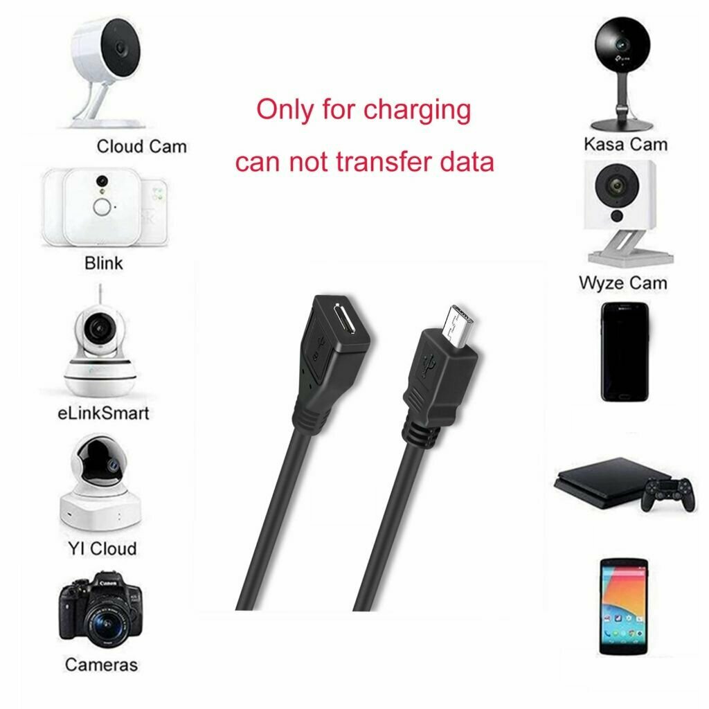 Кабель-удлинитель Micro USB Мужской-Женский