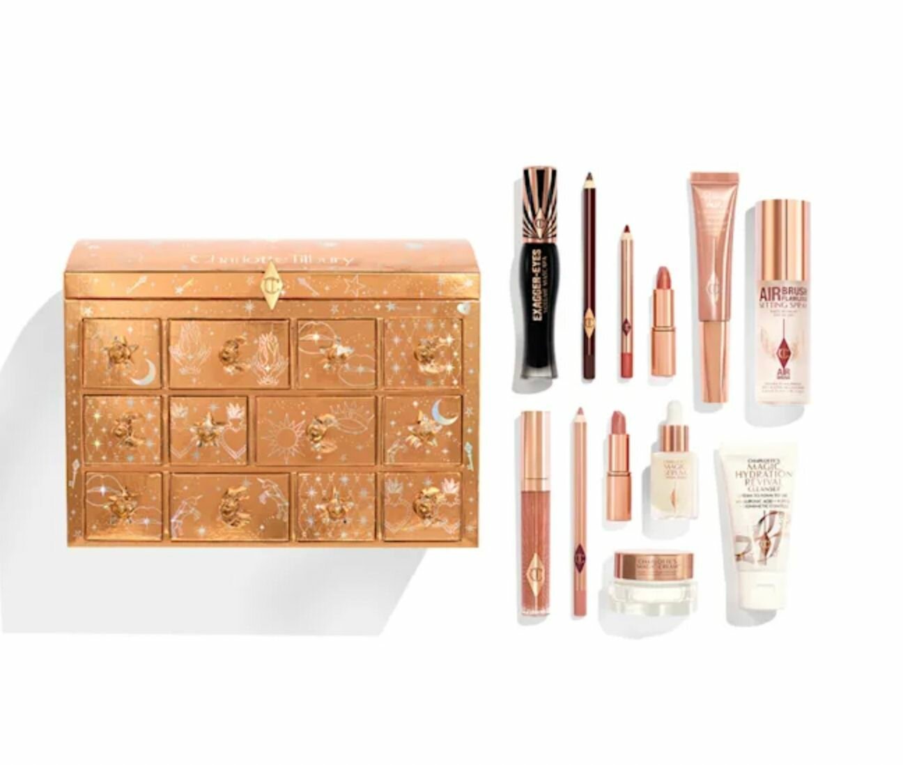 Charlotte Tilbury Бьюти Адвент-календарь 2025 на 12 дней