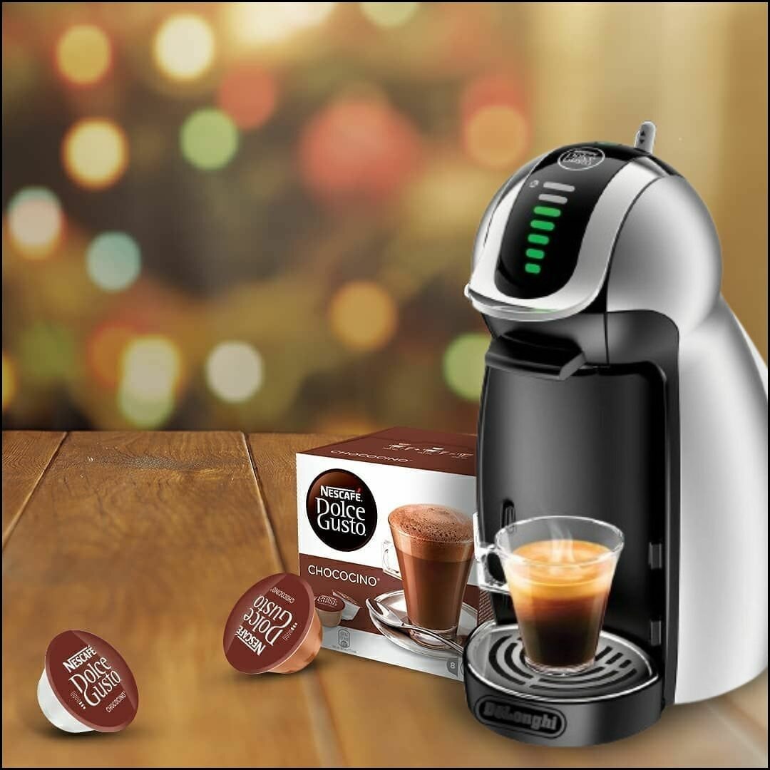 Эксклюзивная кофемашина Genio 2 EDG466. S DeLonghi для капсул Nescafe Dolce Gusto