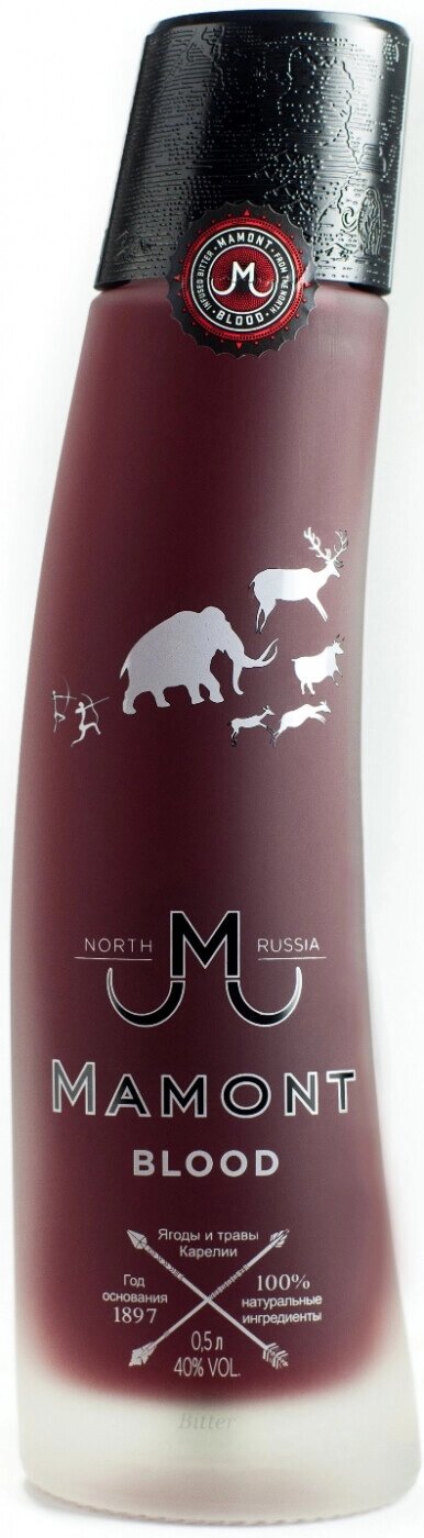 Ликер "Мамонт Блад", Настойка-биттер, 0.5 л