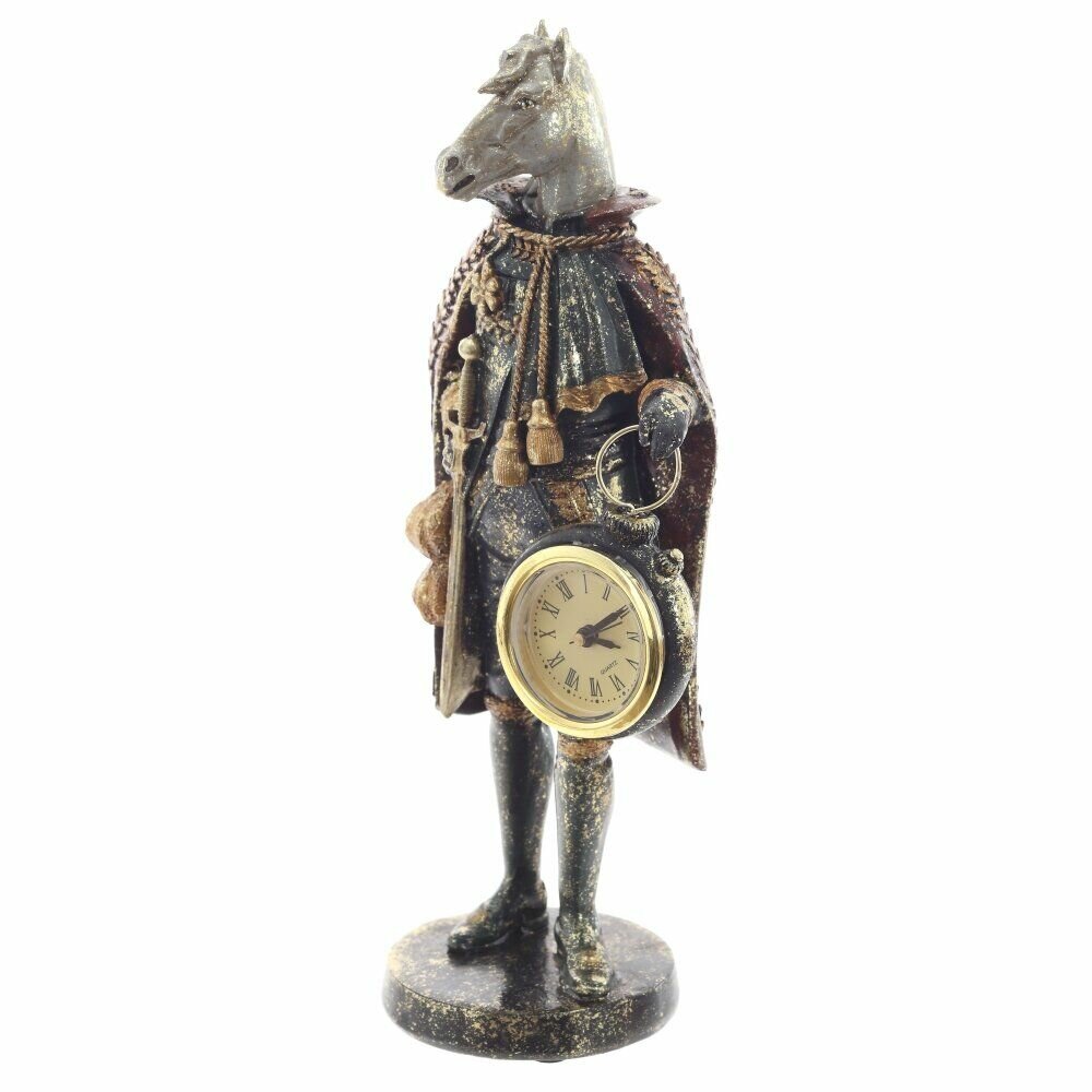 Часы настольные "Конь" D4см, 12х8х25 см