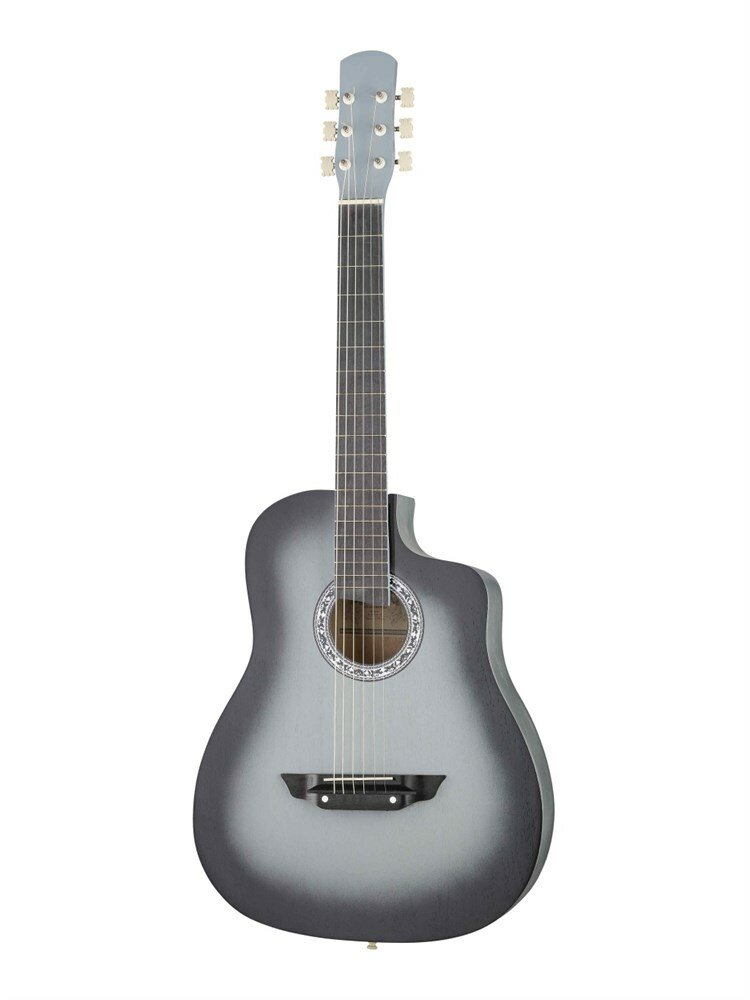 Аккорд ACD-41A-79-G Акустическая гитара, с вырезом, серый санберст