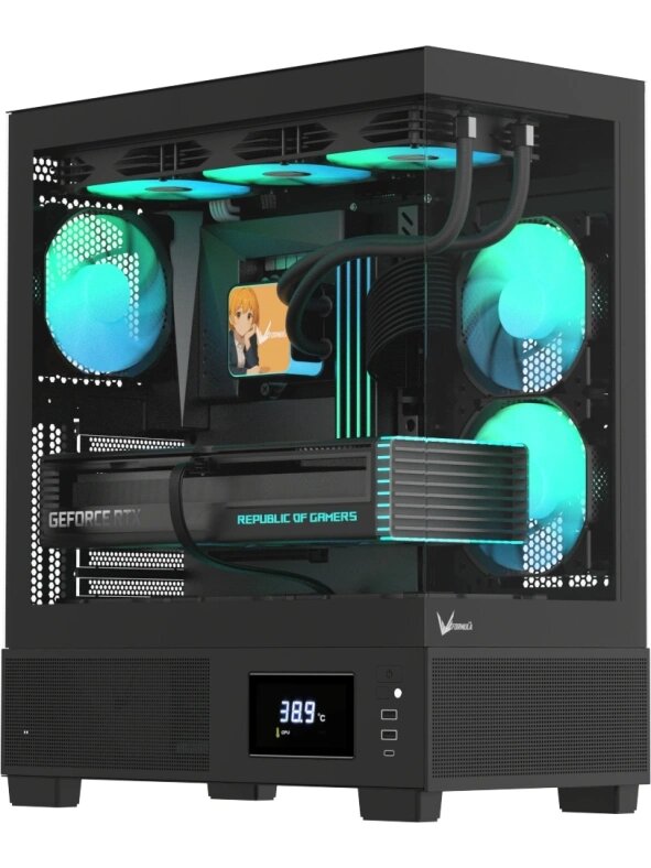 Компьютерный корпус ATX Formula Crystal E1 черный