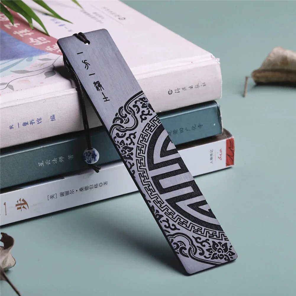 Деревянная закладка для книг, лунное дерево A Black