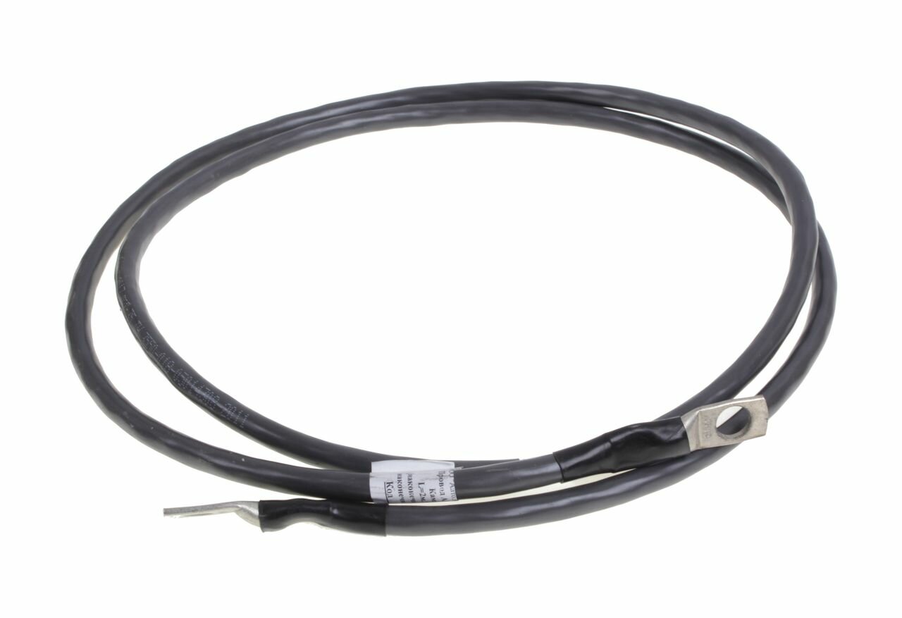 Провод акб камаз-4310 s 35мм l 2000мм наконечник d 10мм-наконечник d 12мм аэд