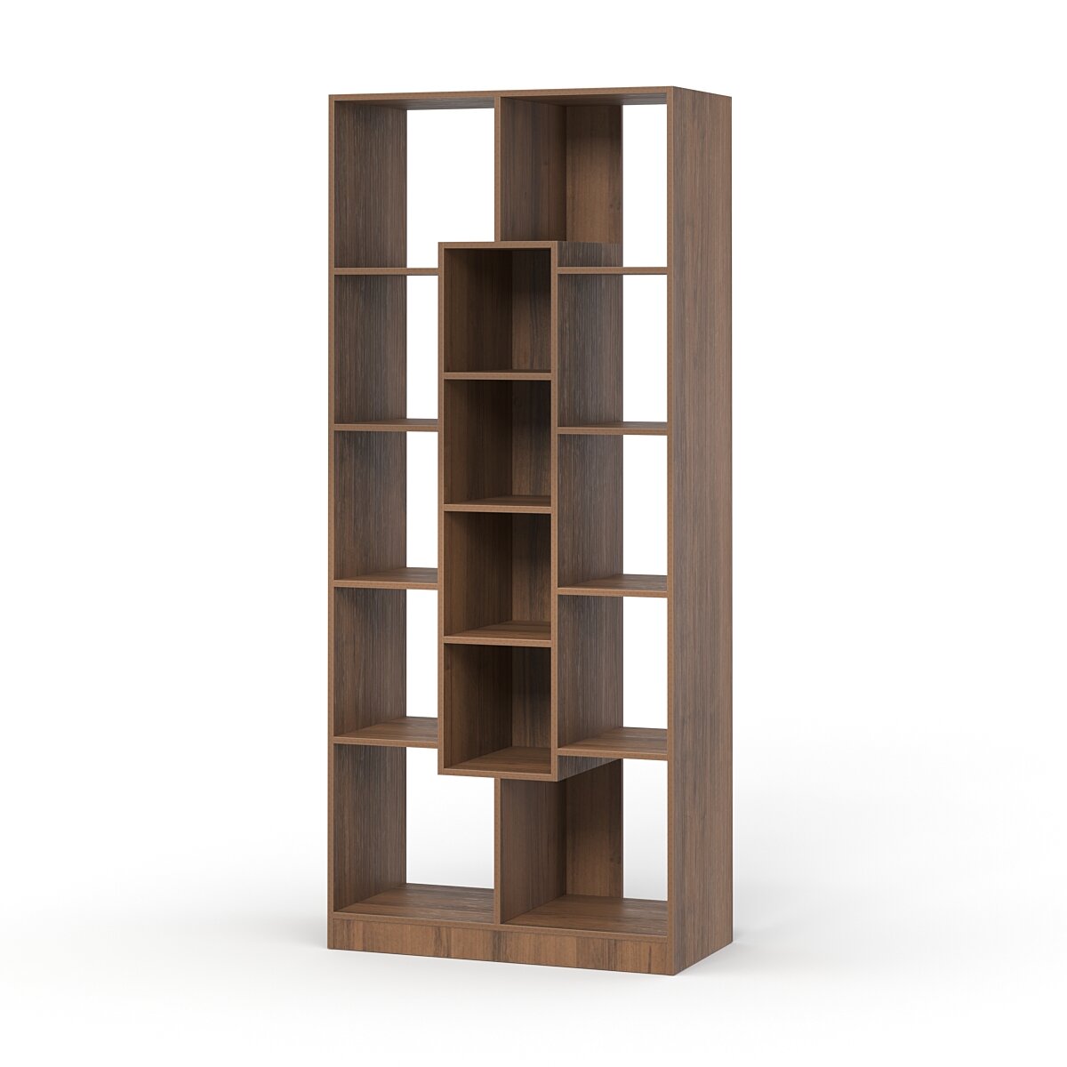 Стеллаж "Куб" №9, Орех. Производитель товара - компания Westcom.